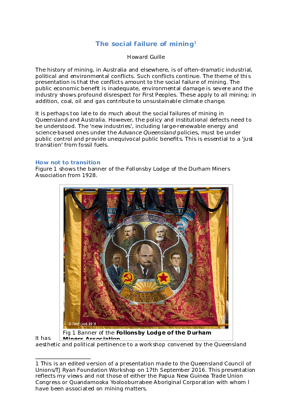 (DOC) The social failure of mining | Howard Guille - Academia.edu