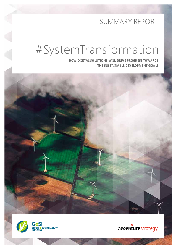 (PDF) HOW DIGITAL SOLUTIONS WILL DRIVE PROGRESS TOWARDS THE SUSTAINABLE ...