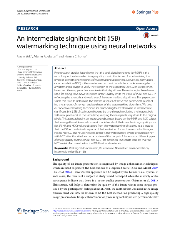 (PDF) An intermediate significant bit (ISB) watermarking technique ...