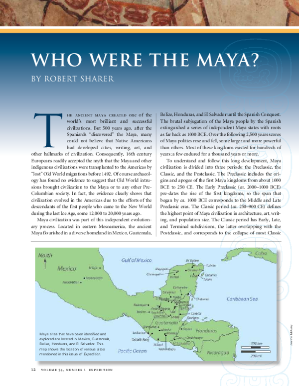 (PDF) Who were the maya | Stach R - Academia.edu
