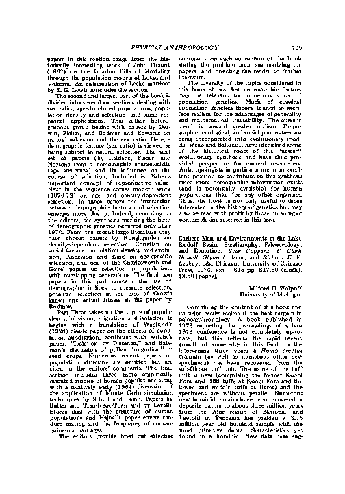 (PDF) Earliest Man and Environments in the Lake Rudolf Basin ...