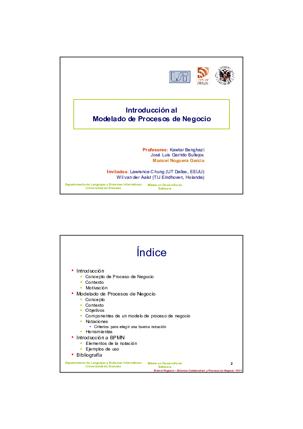 (PDF) Introducción al Modelado de Procesos de Negocio