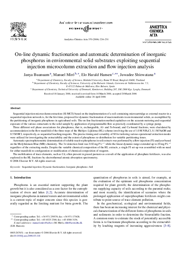 (PDF) On-line dynamic fractionation and automatic determination of inorganic phosphorus in ...