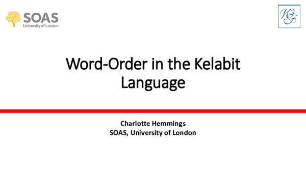(PDF) Word-Order in the Kelabit Language