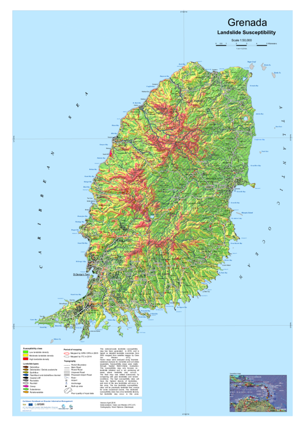 (PDF) Grenada Landslide susceptibility Map