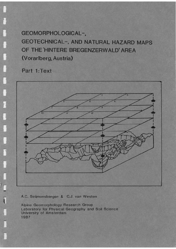 (PDF) Geomorphological-, geotechnical- and natural hazard maps of the ...