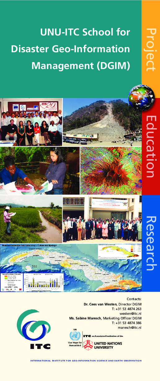 (PDF) UNU-ITC School for Disaster Geo-Information Management. Final Report