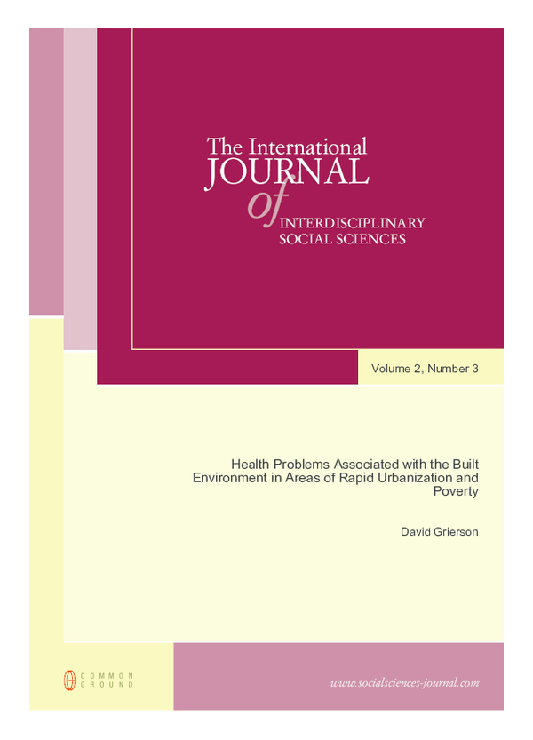 (PDF) Health Problems Associated with the Built Environment in Areas of ...