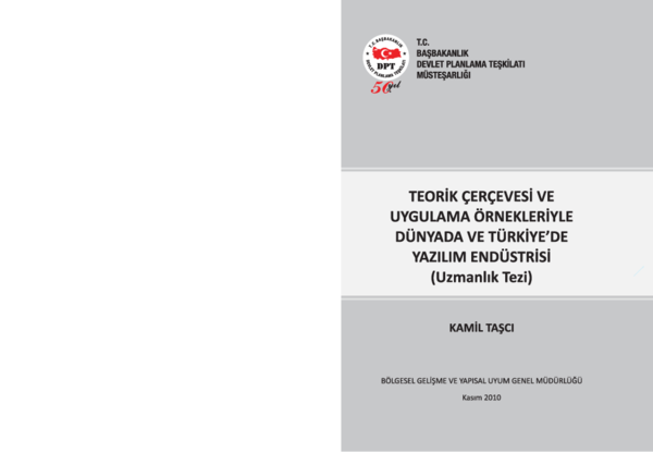 (PDF) SOFTWARE INDUSTRY IN THE WORLD AND TURKEY: THEROTICAL FRAMEWORK ...