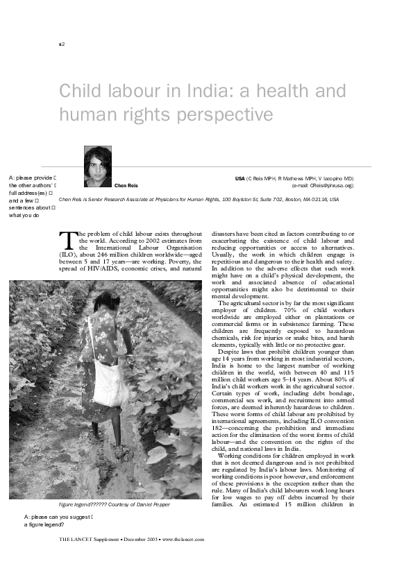 (PDF) Child Labor