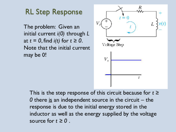 (PDF) RL Step Response