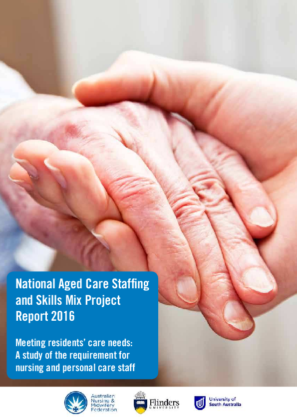 (PDF) National Aged Care Staffing and Skills Mix Project Report 2016 ...