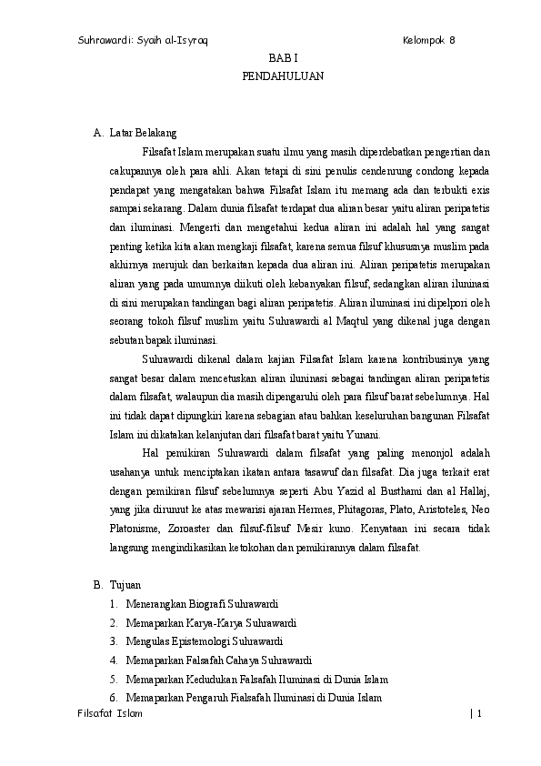 (PDF) Suhrawardi Filsafat Islam
