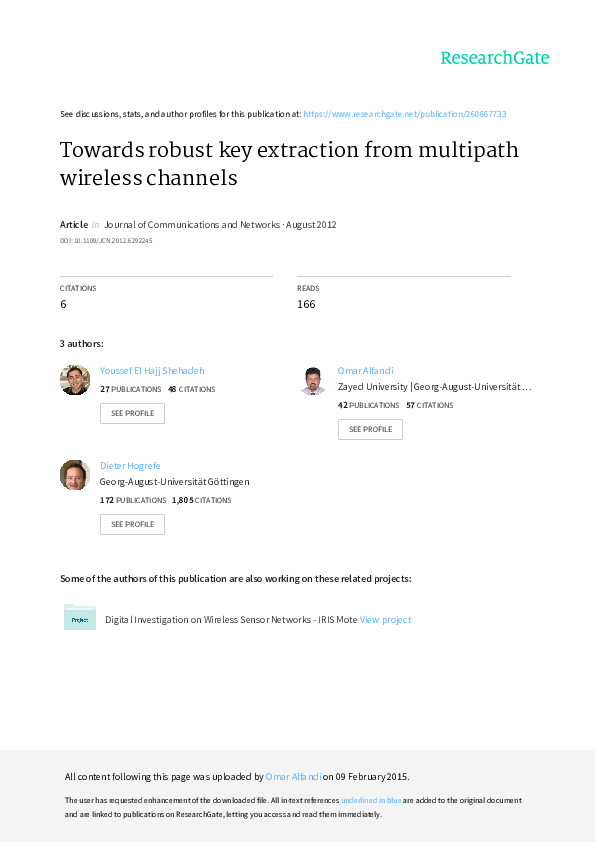 Towards Robust Key Extraction from Multipath Wireless Channels