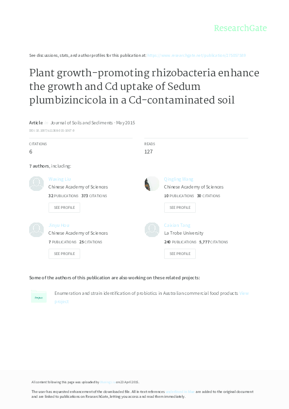 (PDF) Plant Growth-Promoting Rhizobacteria Enhance Abiotic Stress Tolerance in Solanum tuberosum ...