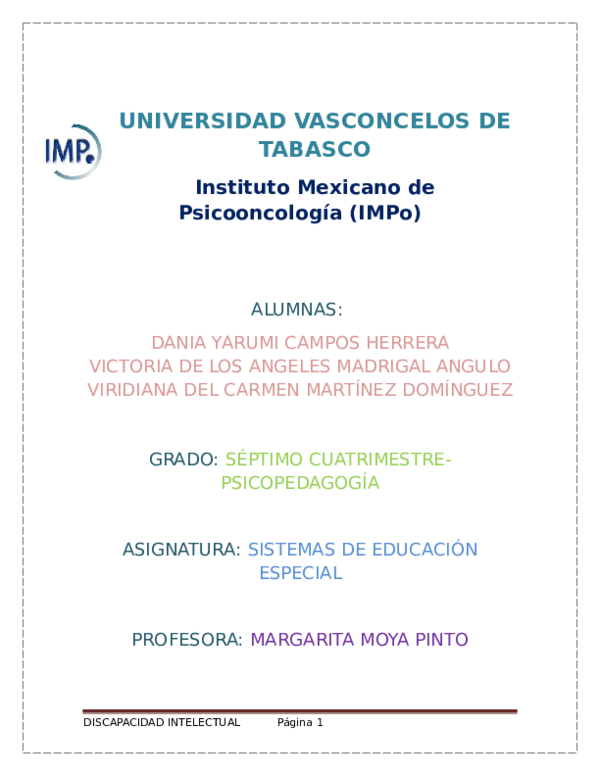 (DOC) UNIVERSIDAD VASCONCELOS DE TABASCO Instituto Mexicano de ...
