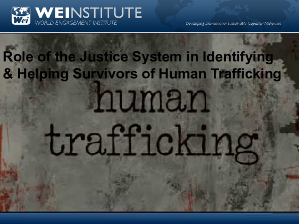 (PPT) Role of the Justice System in Identifying & Helping Survivors of ...