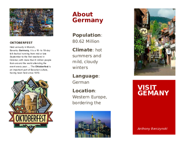 (DOC) Germany brochure | David M DiMarco - Academia.edu