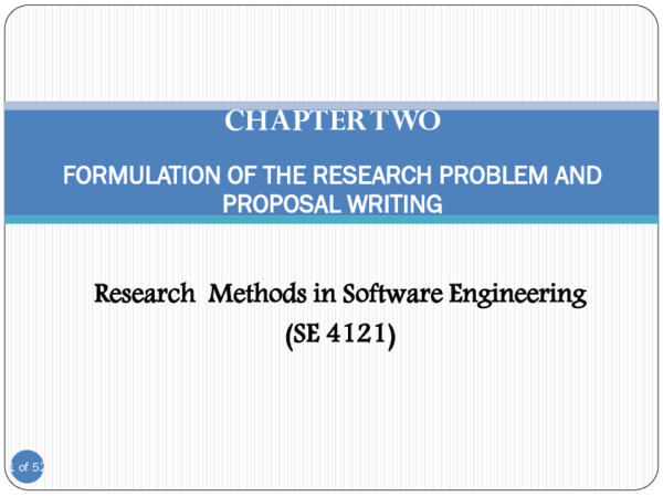 (PDF) Chapter 2-Proposal writing