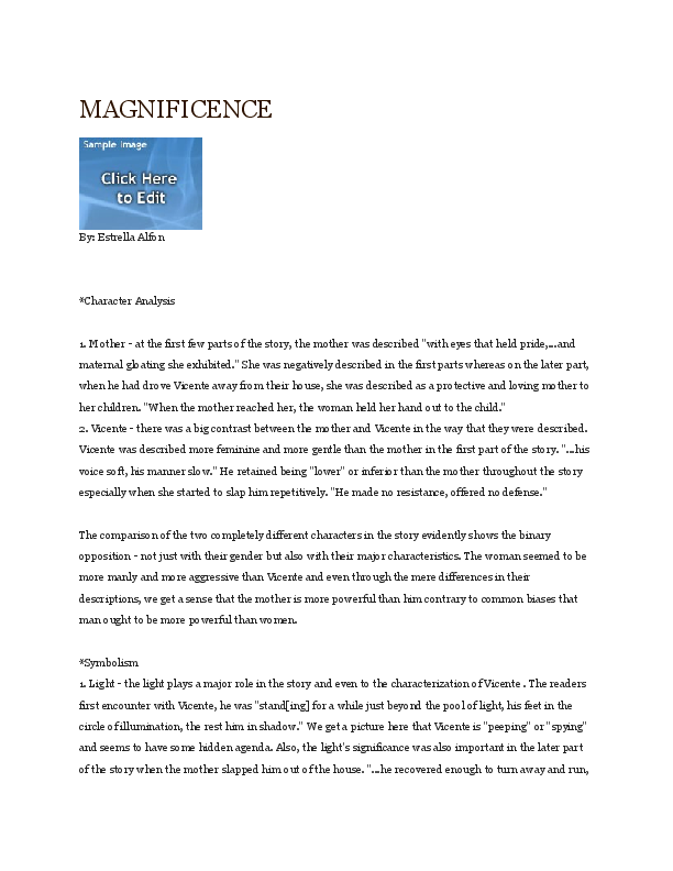 (DOC) Magnificence Research