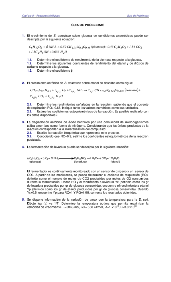 (PDF) Capítulo 8 – Reactores biológicos