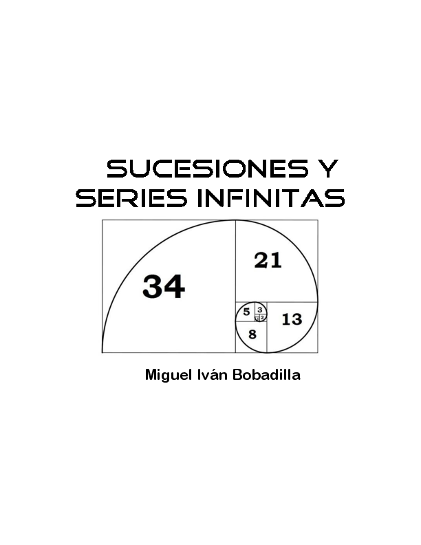 (PDF) Sucesiones y series infinitas