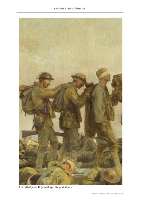 Pdf Fragmented Identities Reading Subjectivity In Henry Tonkssurgical Portraits