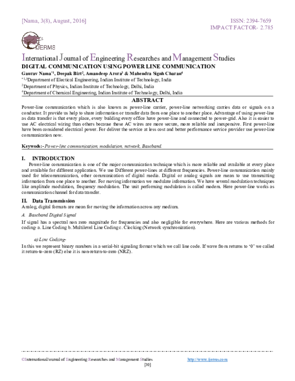 PDF DIGITAL COMMUNICATION USING POWER LINE COMMUNICATION Editor pdf-digital-communication-using-power-line-communication-editor