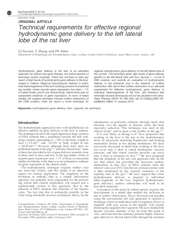(PDF) Technical requirements for effective regional hydrodynamic gene ...