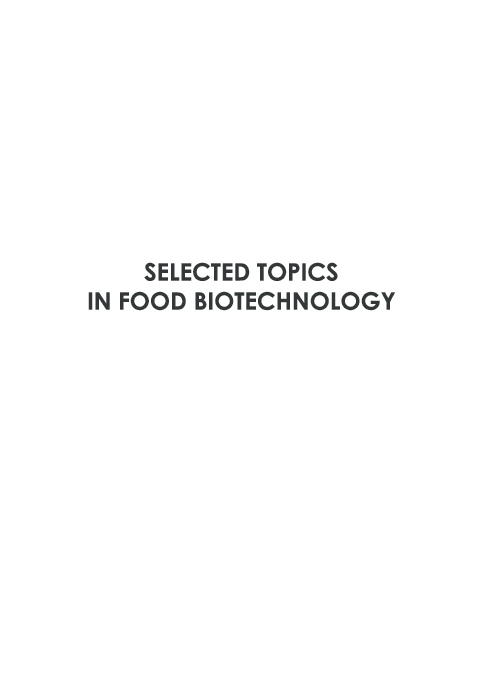 (PDF) Selected topics in food biotechnology | Aleksandra Zambrowicz ...
