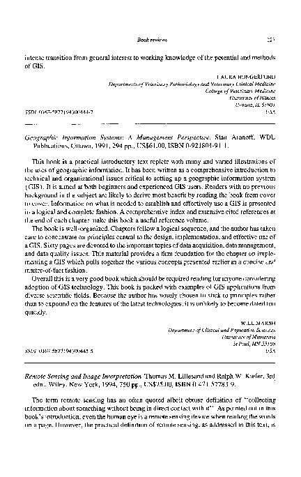 (PDF) Remote Sensing and Image Interpretation