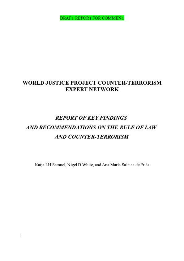 (DOC) Counter-Terrorism and International Rule of Law