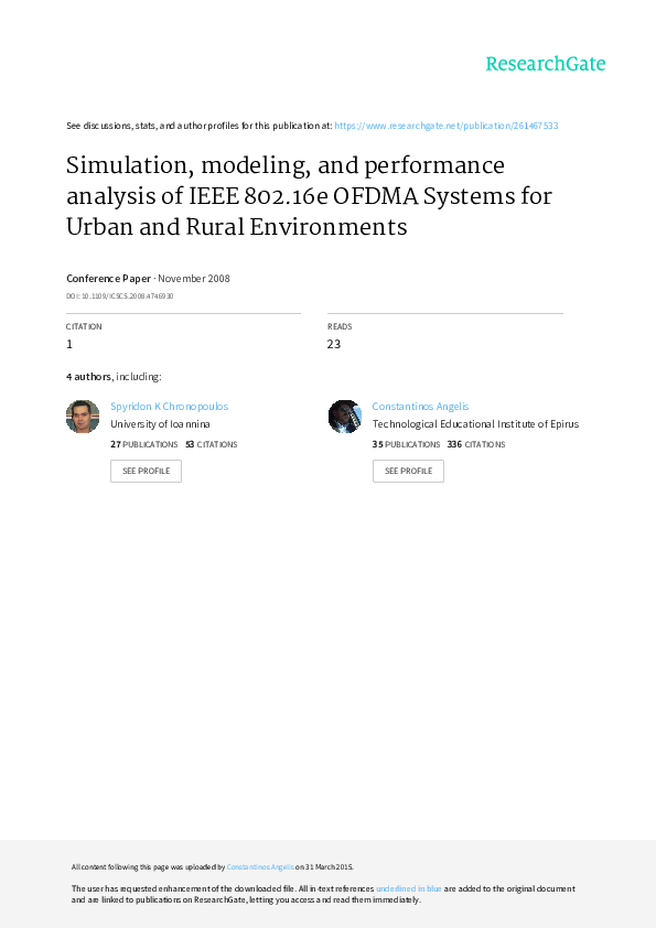 (PDF) Comparison of QPSK/QAM, OFDM, and Spread Spectrum for 5GHz PMP BWAS | Malcolm Sellars ...