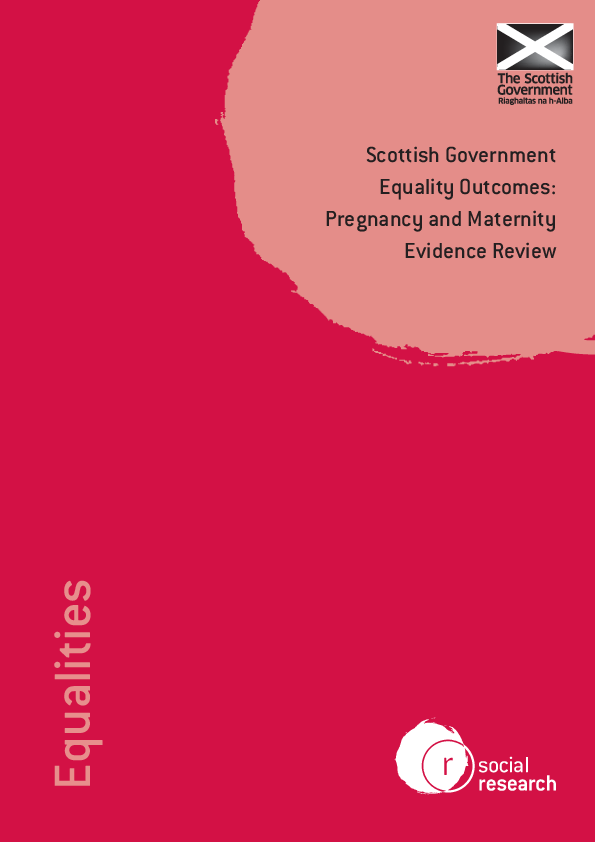 (PDF) Equalities Scottish Government Equality Outcomes: Pregnancy and ...