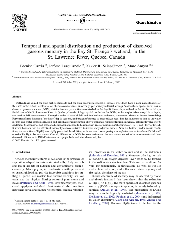 Pdf Temporal And Spatial Distribution And Production Of Dissolved