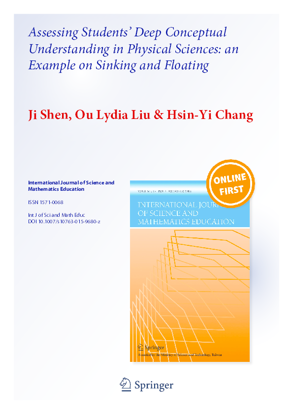 (PDF) Assessing Students' Deep Conceptual Understanding in Physical ...