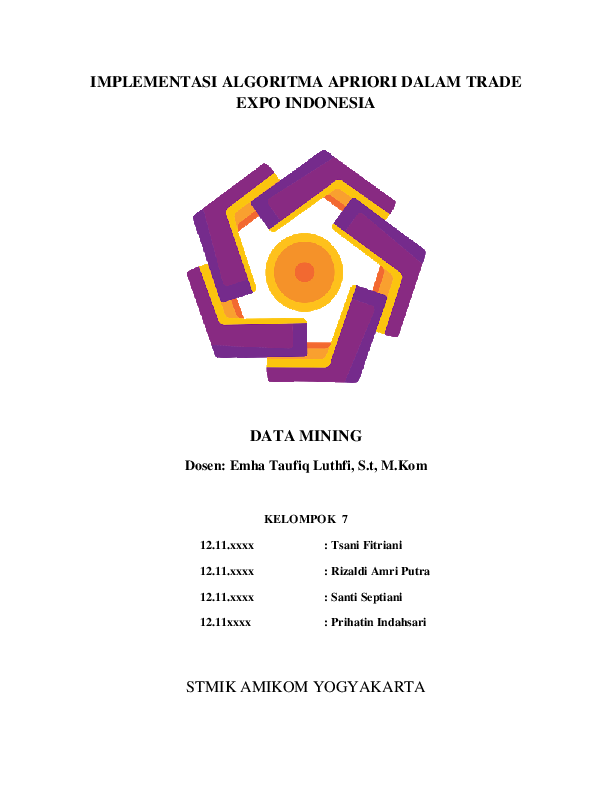 (PDF) Implementasi Algoritma Apriori Studi kasus: Trade Expo Indonesia (DATA MINING)