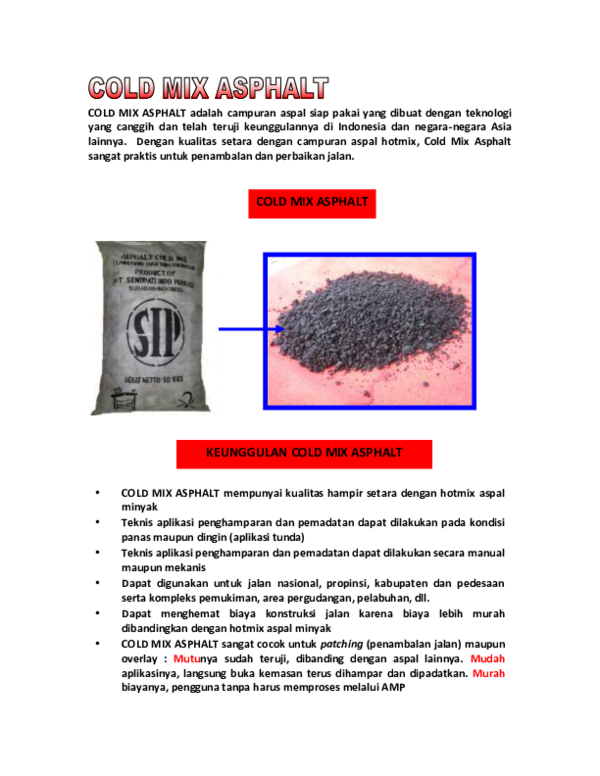 (PDF) Coldmix