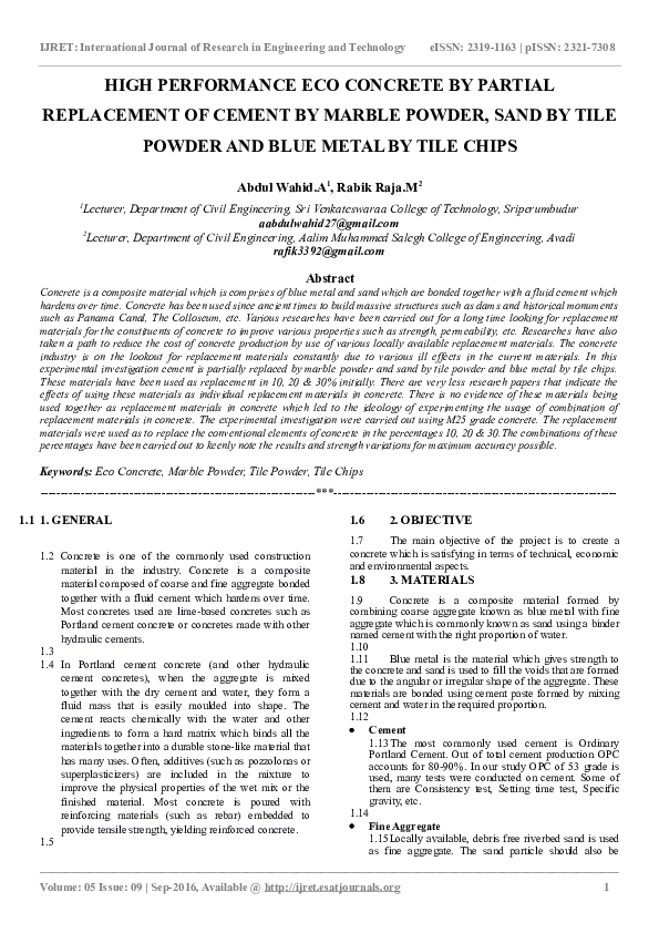 (DOC) HIGH PERFORMANCE ECO CONCRETE BY.docx