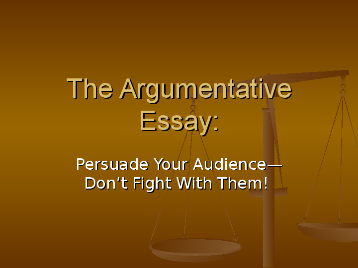 (PPT) Writing Workshop Argumentative-Essay