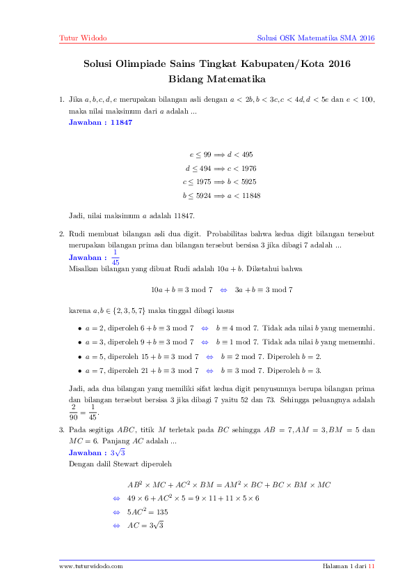 (PDF) Solusi osk sma