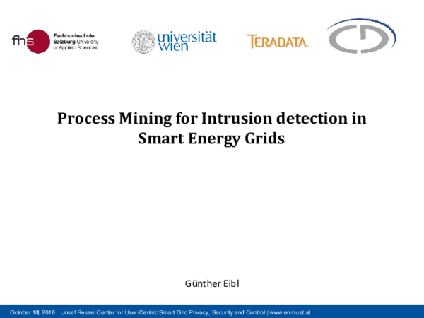 (PDF) Process Mining for Intrusion detection in Smart Energy Grids