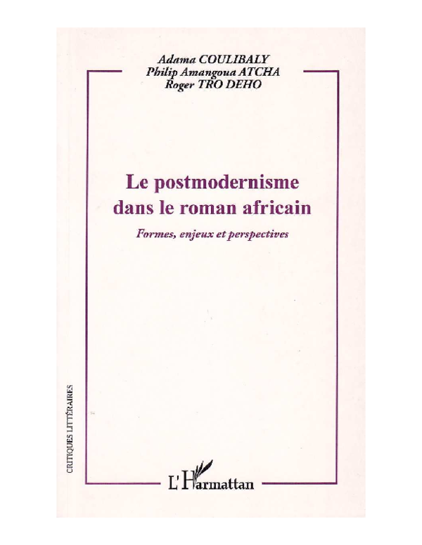 (PDF) QUELQUES ASPECTS DU POSTMODERNISME LITTERAIRE DANS LE ROMAN ...