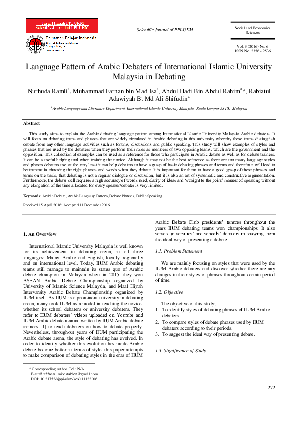 debate script example for second speaker