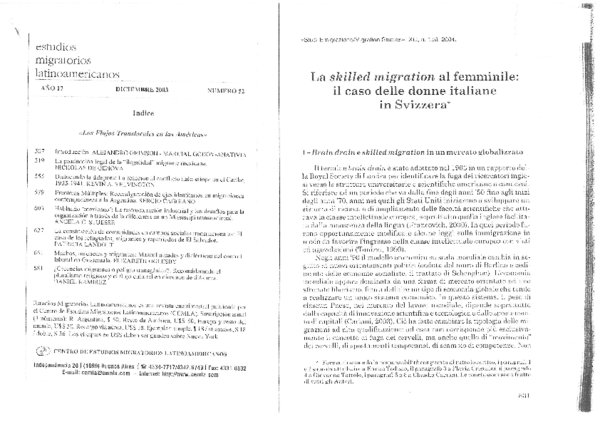 (PDF) La skilled migration al femminile: il caso delle donne italiane ...