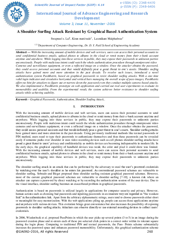 (PDF) A Shoulder Surfing Attack Resistant by Graphical Based ...