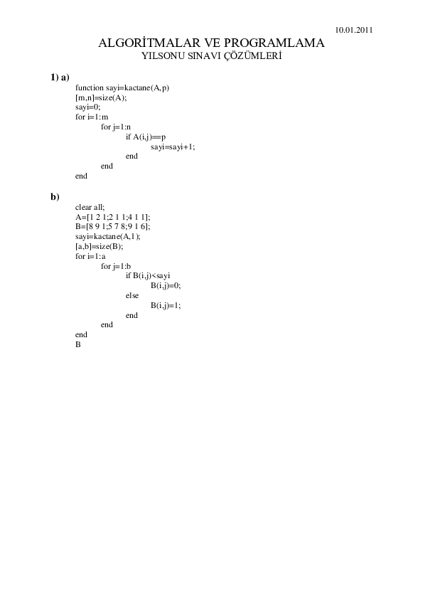 (PDF) ALGORİTMALAR VE PROGRAMLAMA