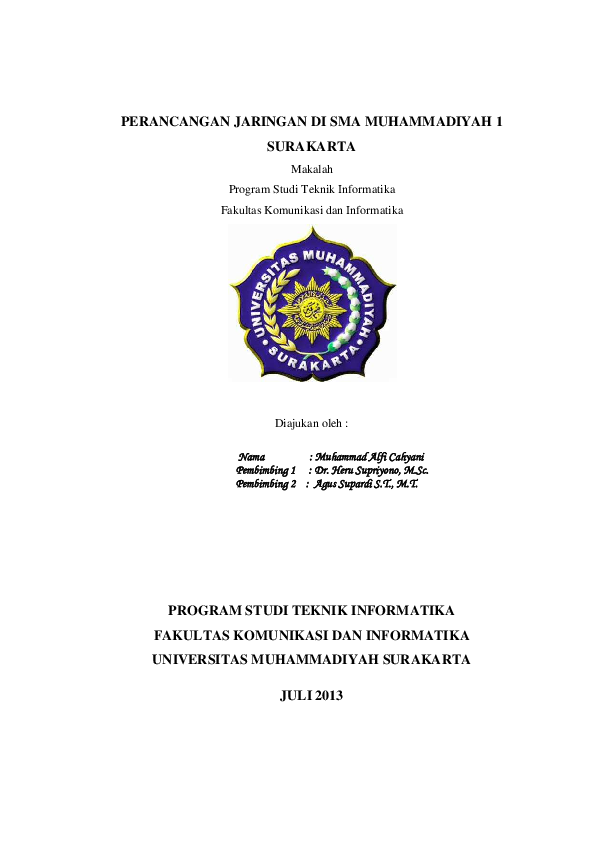 (PDF) PROGRAM STUDI TEKNIK INFORMATIKA