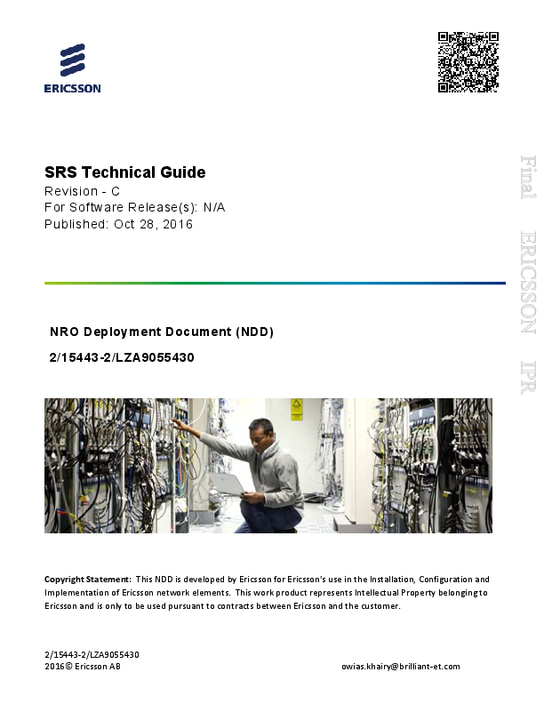 (PDF) SRS Technical Guide NRO Deployment Document (NDD) 2/15443-2 ...