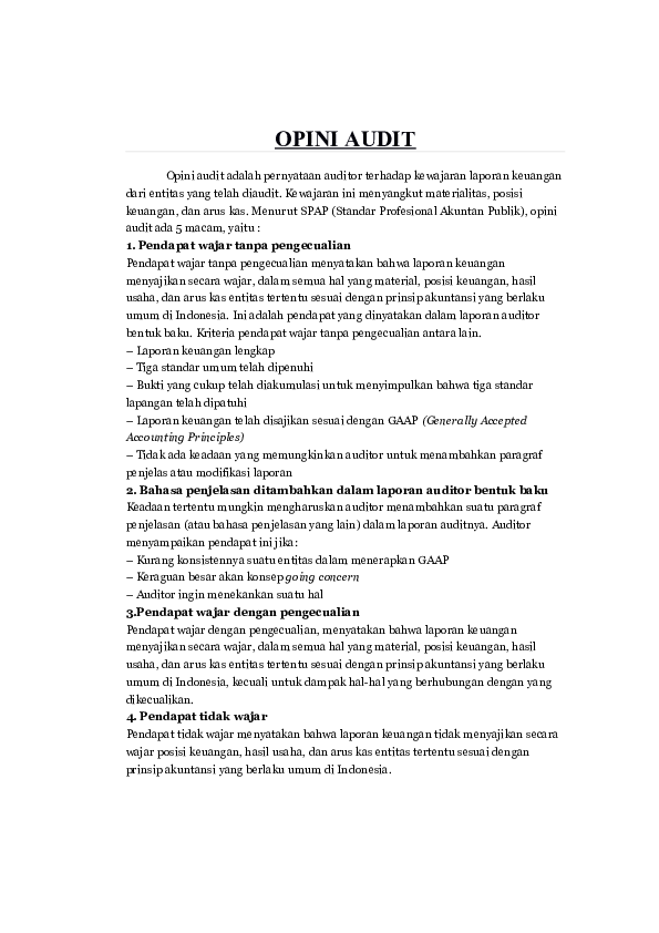 (DOC) OPINI AUDIT